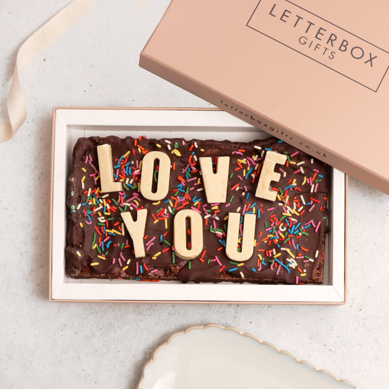 Valentine's Letterbox Brownies | Valentine's Day Chocolate Brownies ...